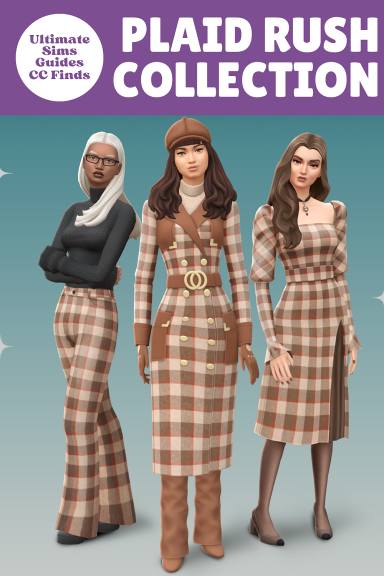 You Need These Sims 4 Plaid CC Pieces In Your Mods Folder - Ultimate ...