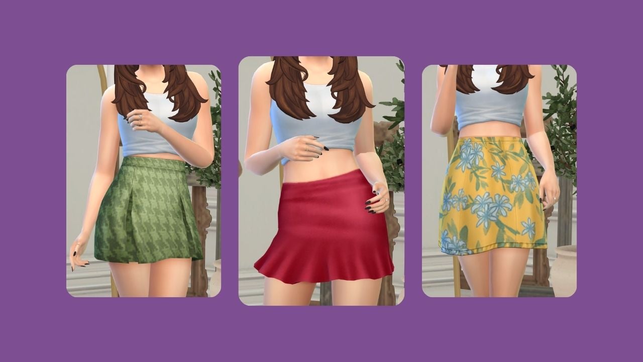 These Sims 4 CC Mini-Skirts Are Too Cute Not To Download - Ultimate Sims Guides