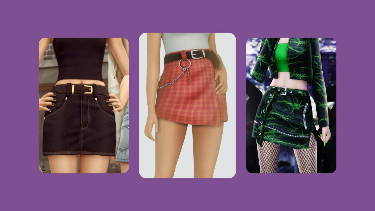 These Sims 4 CC Mini-Skirts Are Too Cute Not To Download - Ultimate Sims Guides