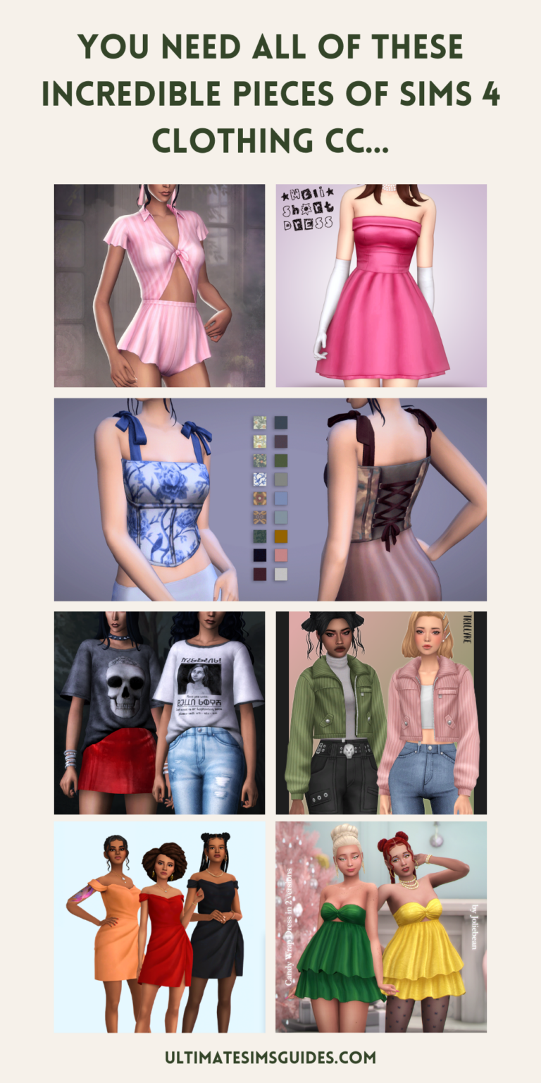 25+ Pieces of Sims 4 CC Clothing You Need in 2025 - Ultimate Sims Guides