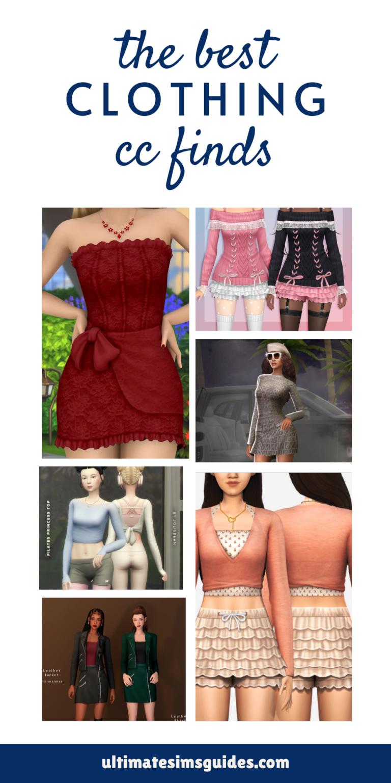 25+ Pieces of Sims 4 CC Clothing You Need in 2025 - Ultimate Sims Guides