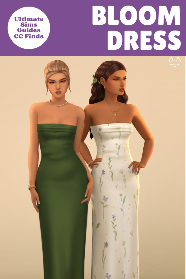 25+ Pieces of Gorgeous Sims 4 Floral CC - Ultimate Sims Guides