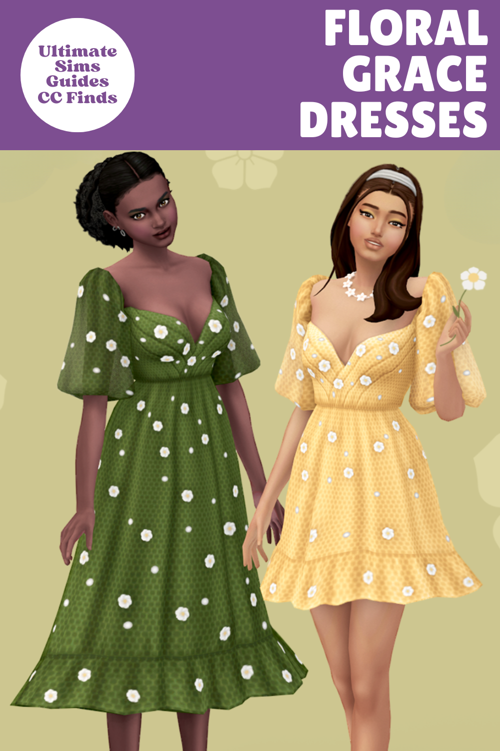 25+ Pieces of Gorgeous Sims 4 Floral CC - Ultimate Sims Guides