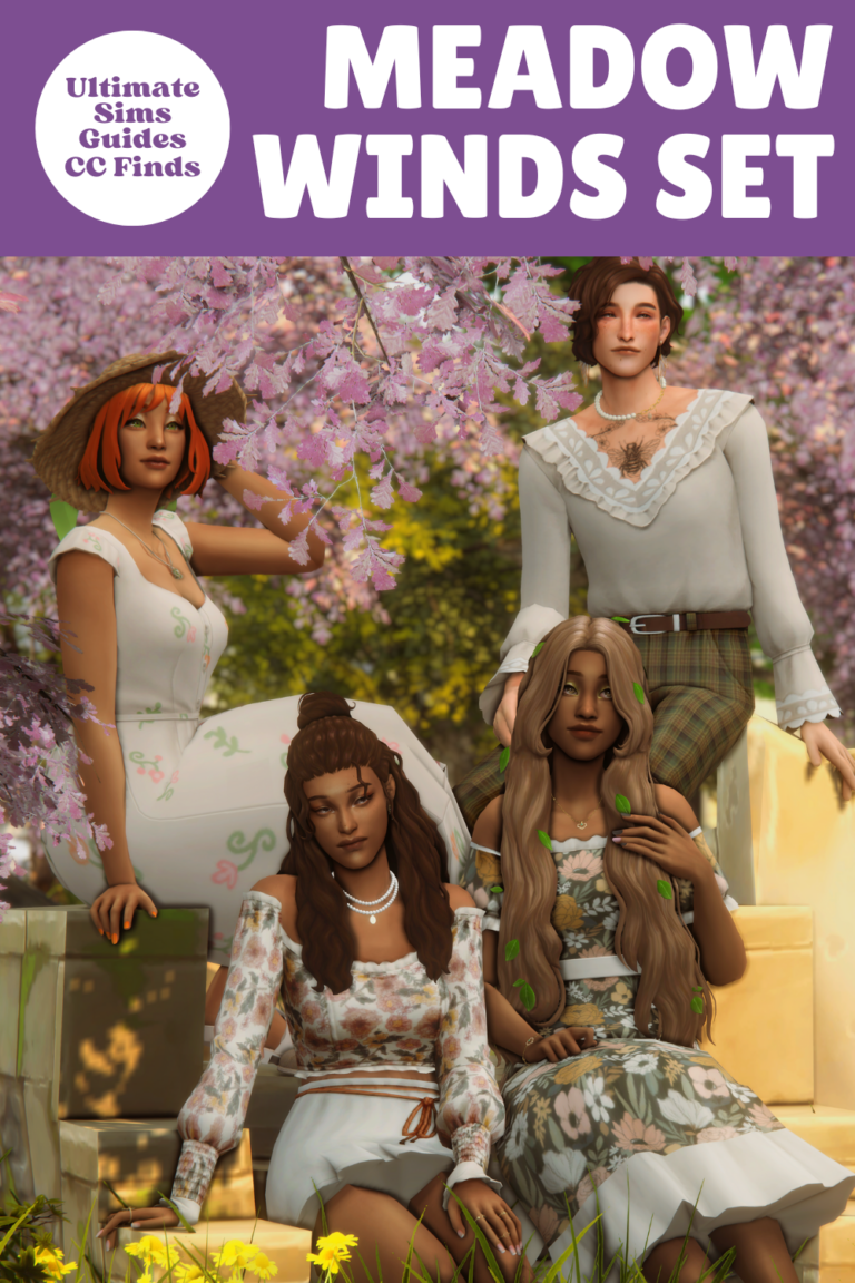 25+ Pieces of Gorgeous Sims 4 Floral CC - Ultimate Sims Guides