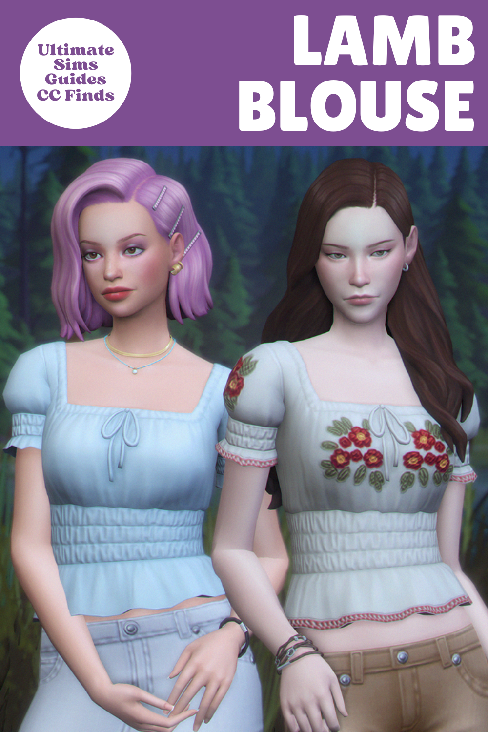 25+ Pieces of Gorgeous Sims 4 Floral CC - Ultimate Sims Guides