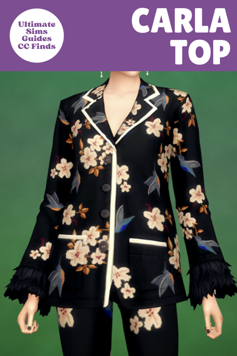 25+ Pieces of Gorgeous Sims 4 Floral CC - Ultimate Sims Guides
