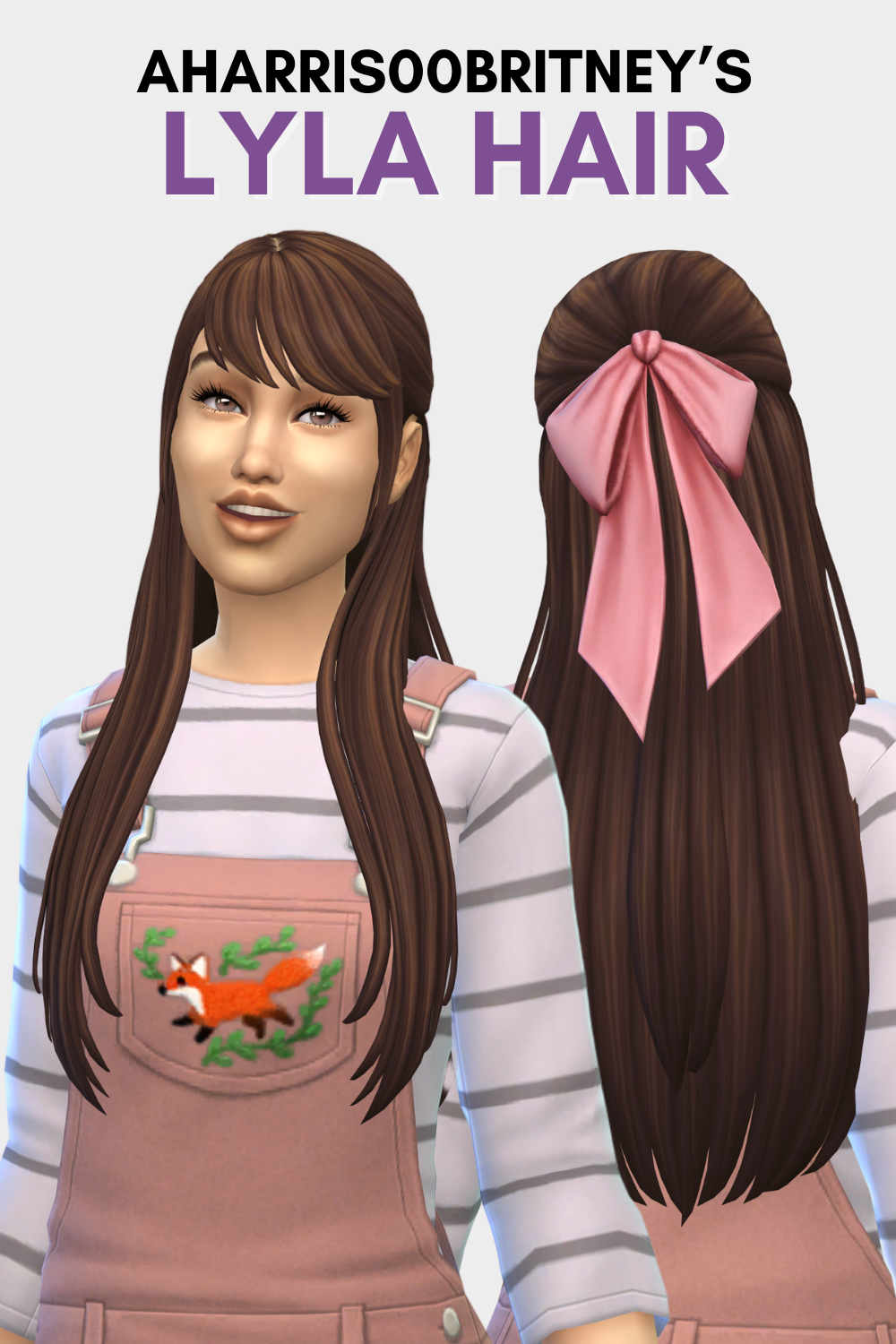 25+ Adorable Sims 4 CC Hairs by AHarris00Britney You Need To See ...