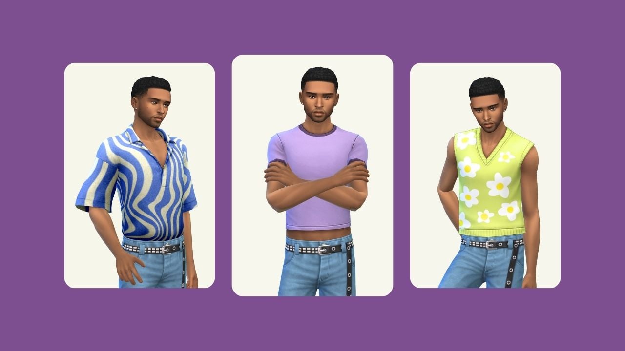 20+ Sims 4 Male CC Tops You Should Download - Ultimate Sims Guides