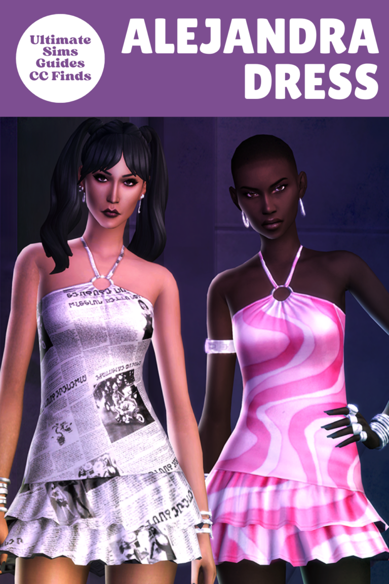 25+ Gorgeous Sims 4 CC Dresses by Sentate You Need - Ultimate Sims Guides