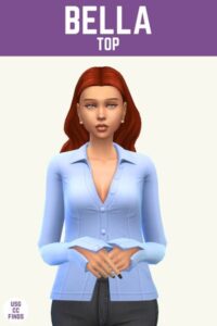 25+ Gorgeous Sims 4 CC Long Sleeve Tops You Need - Ultimate Sims Guides