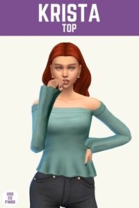 25+ Gorgeous Sims 4 CC Long Sleeve Tops You Need - Ultimate Sims Guides