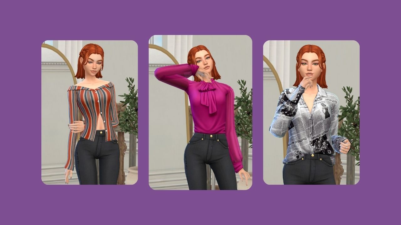 25+ Gorgeous Sims 4 CC Long Sleeve Tops You Need - Ultimate Sims Guides