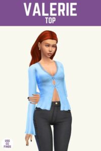 25+ Gorgeous Sims 4 CC Long Sleeve Tops You Need - Ultimate Sims Guides