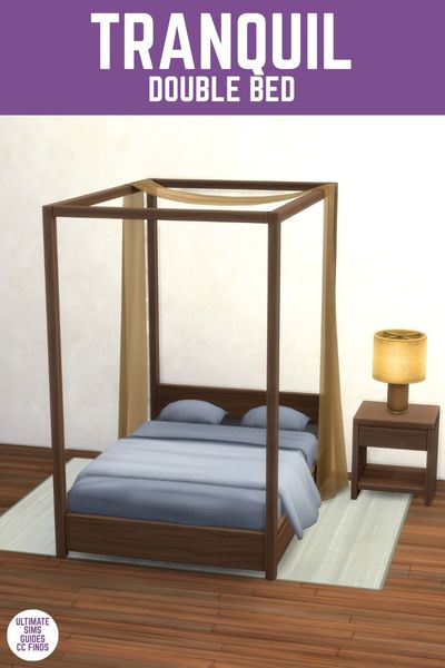 Tranquil Bedroom by Myshunosun - Ultimate Sims Guides